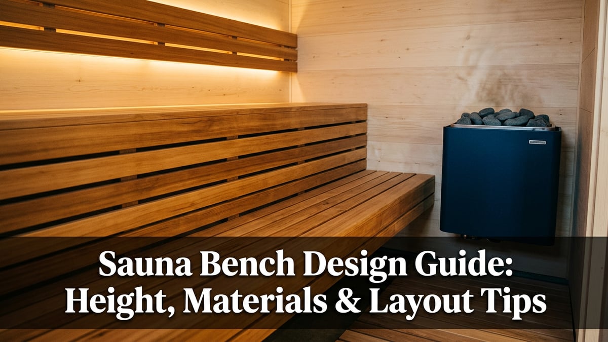 Sauna Bench Design Guide: Height, Materials & Layout Tips