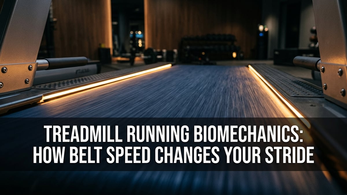 Treadmill Running Biomechanics: How Belt Speed Changes Your Stride